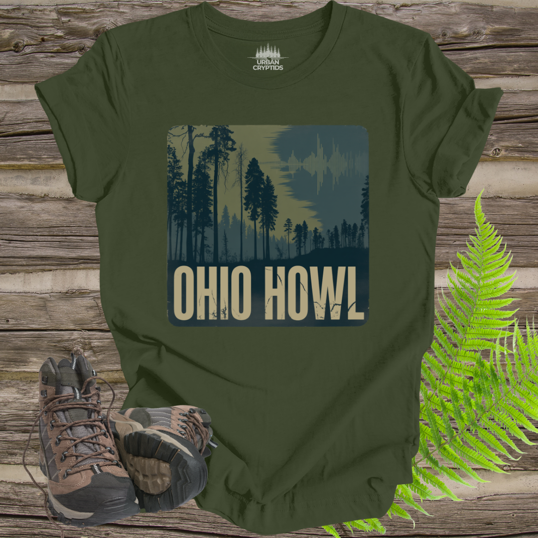 The Ohio Howl Tee – Bigfoot Research & Cryptid Shirt – Urban Cryptids